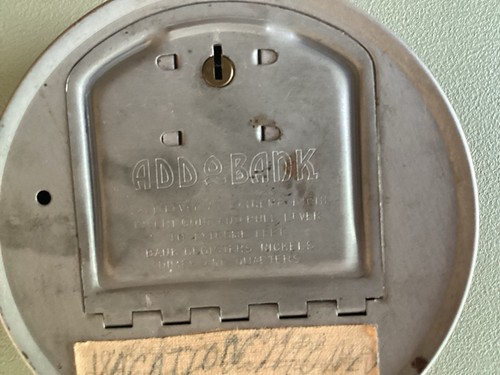 Vintage 1942 ADD-O-BANK Coin Bank American Trust Savings Bank Dubuque ...