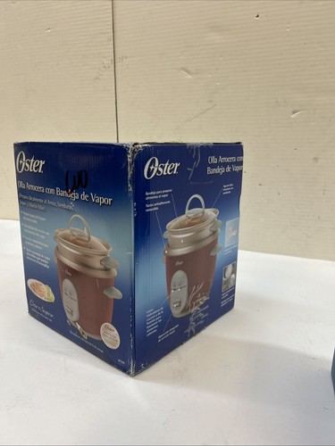 Oster 4722 6-Cup Rice Cooker And Steamer/ Red W/Box And Inst. Manual ...