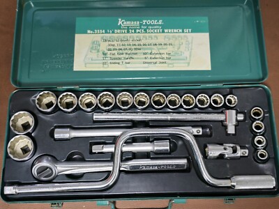 Vintage Kamasa 3554 Socket Set Metric. Nos 24 Pcs | eBay UK