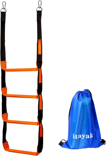 Boat Rope Ladder, 4 Step Heavy Duty 880Lbs Strength Climbing Marine ...