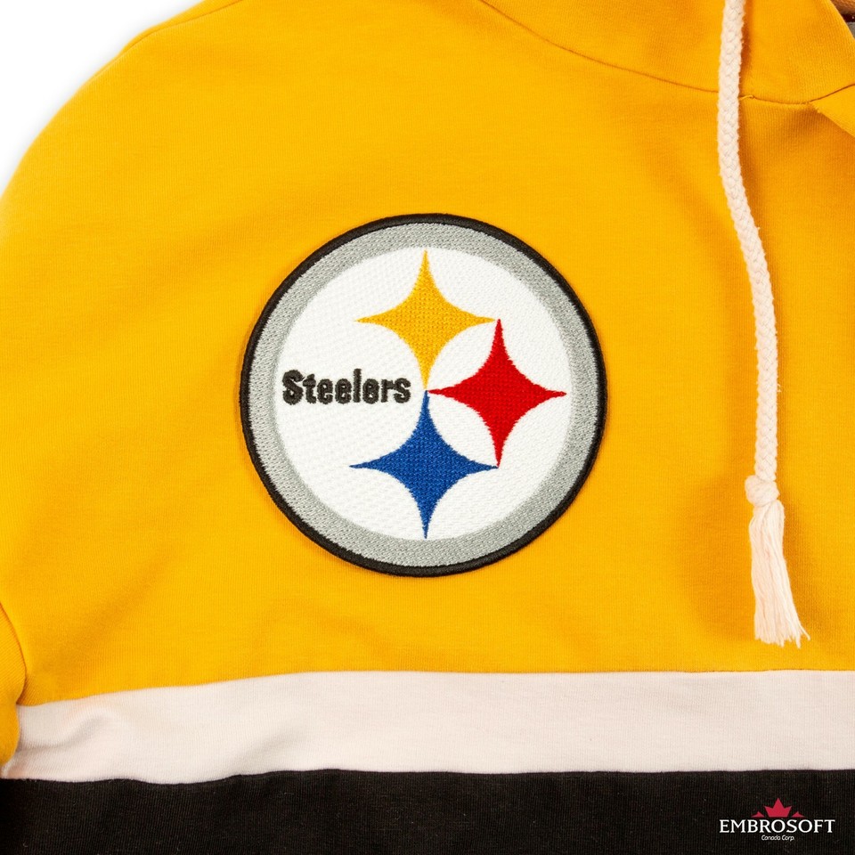 Pittsburgh Steelers Patch, American Football Team Logo, Embroidered ...