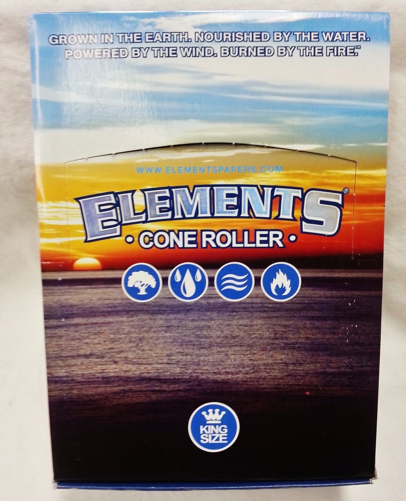 One Full Box of 12 Elements King Size CONE Roller Rollers with Free ...