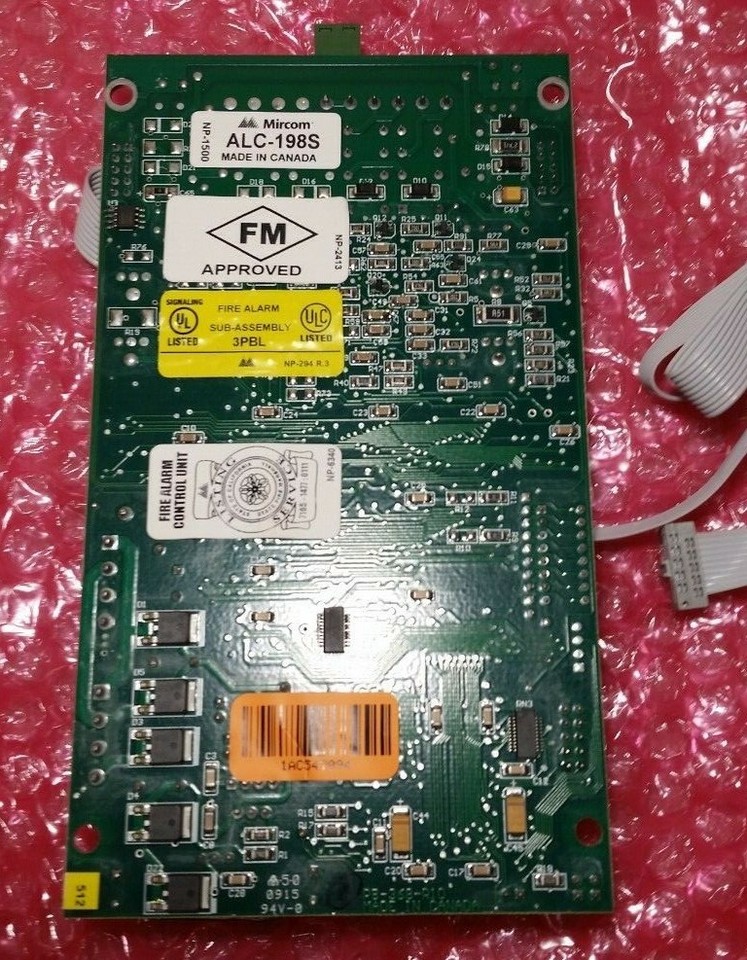 Mircom ALC-198S FACP Loop Card for Parts or Repair | eBay