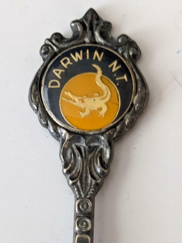 Collectors Souvenir Tea Spoon - Darwin NT - Crocodile- Silver Plate | eBay