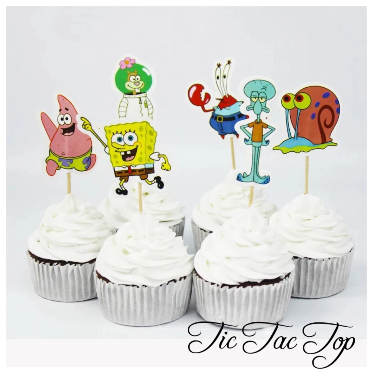 Spongebob Birthday Cupcake