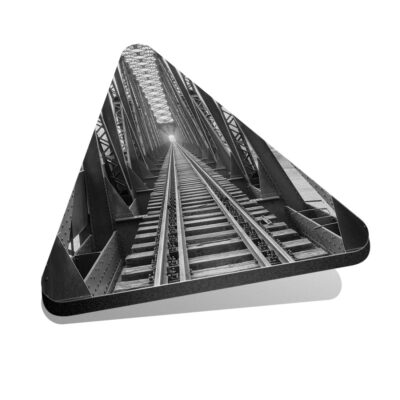 1x Triangle Fridge MDF Magnet Railway Bridge Train Adana Turkey #63242 ...