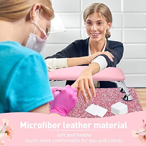 Arm Rest for Nails Leather Nail Arm Rest Big Hand Rest for Nail Tech ...