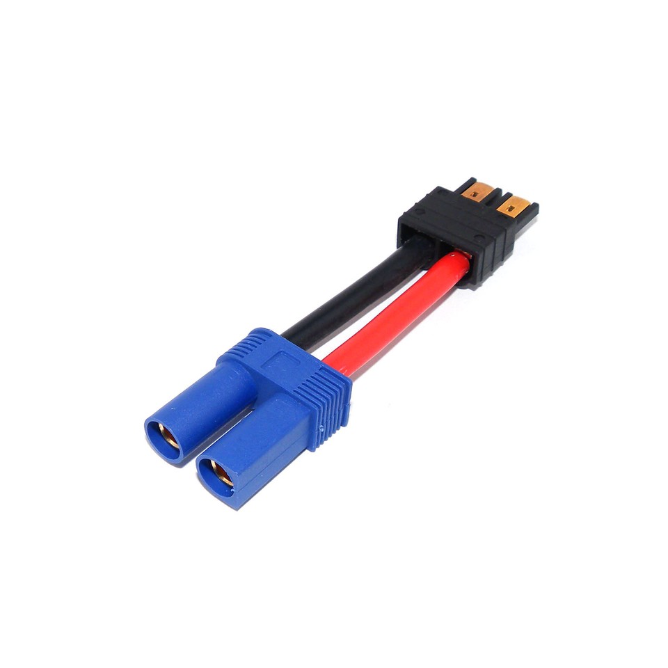 High Current Adapter EC5 IC5 Female to Traxxas TRX Male 12AWG For LiPo ...
