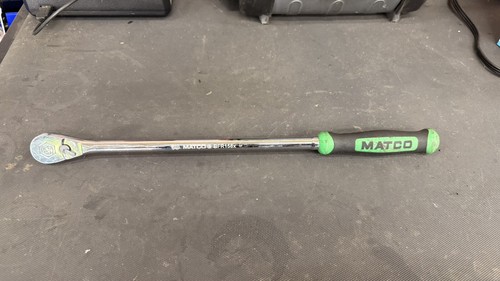 Used Matco Tools 15" Fixed Head Ratchet w/green Comfort Grip | eBay