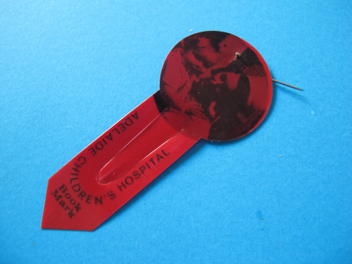 Adelaide Children's Hospital Nurse Bookmark Lapel Badge Red Celluloid ...