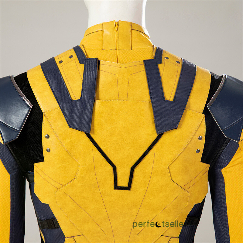 Deadpool 3 Wolverine Bodysuit Vest Leather Clothes Cosplay Halloween ...