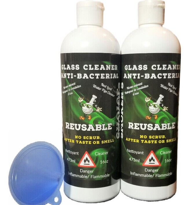 2 Pack Smoker's Choice Reusable Bong Cleaner. Powerful Glass ...