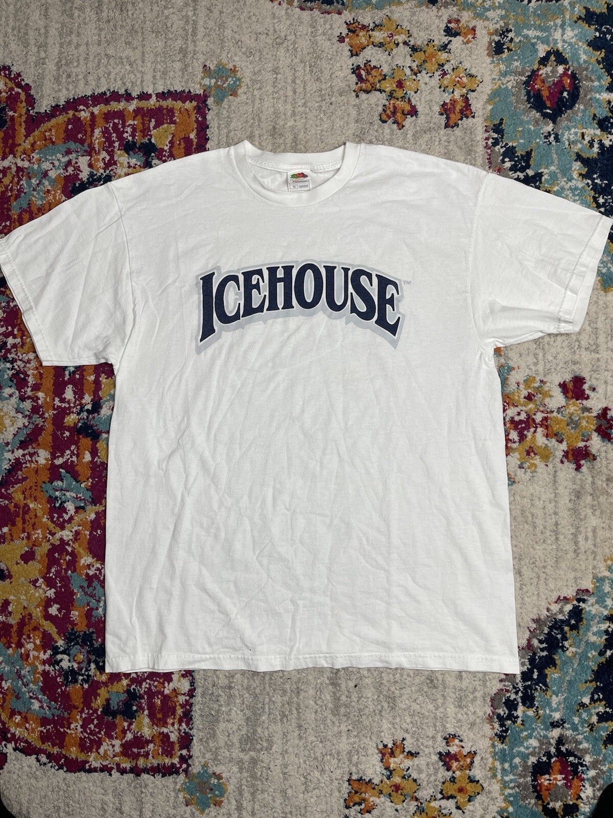 Vintage Y2K Icehouse Ice Brewed Beer T-Shirt X-Large | eBay
