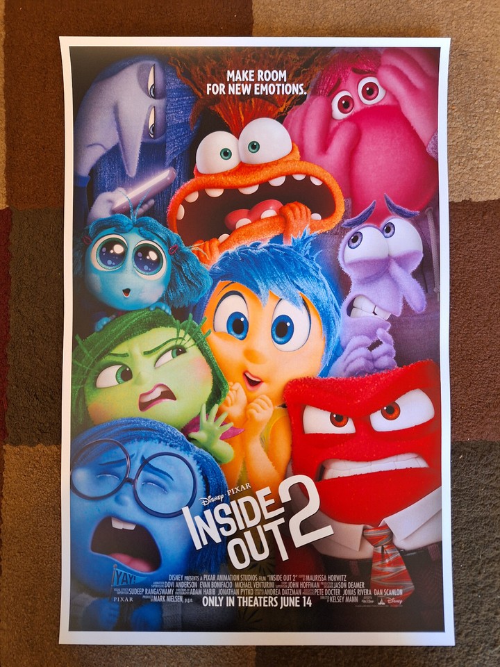 Inside out 2 ( 11" x 17") Collector's Poster Print - ( T2 ) B2G1F | eBay