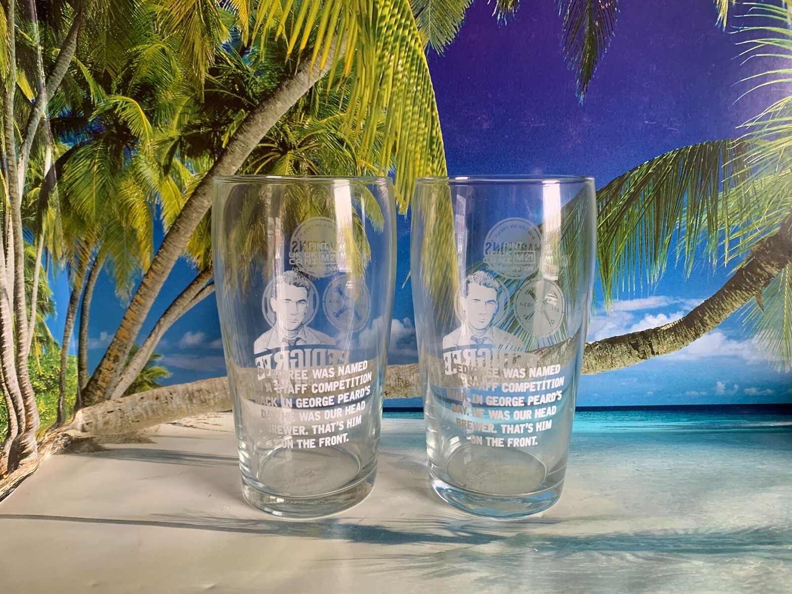 Marston's Pedigree Amber Ale One Pint 20oz Beer Glasses x 2 | eBay UK