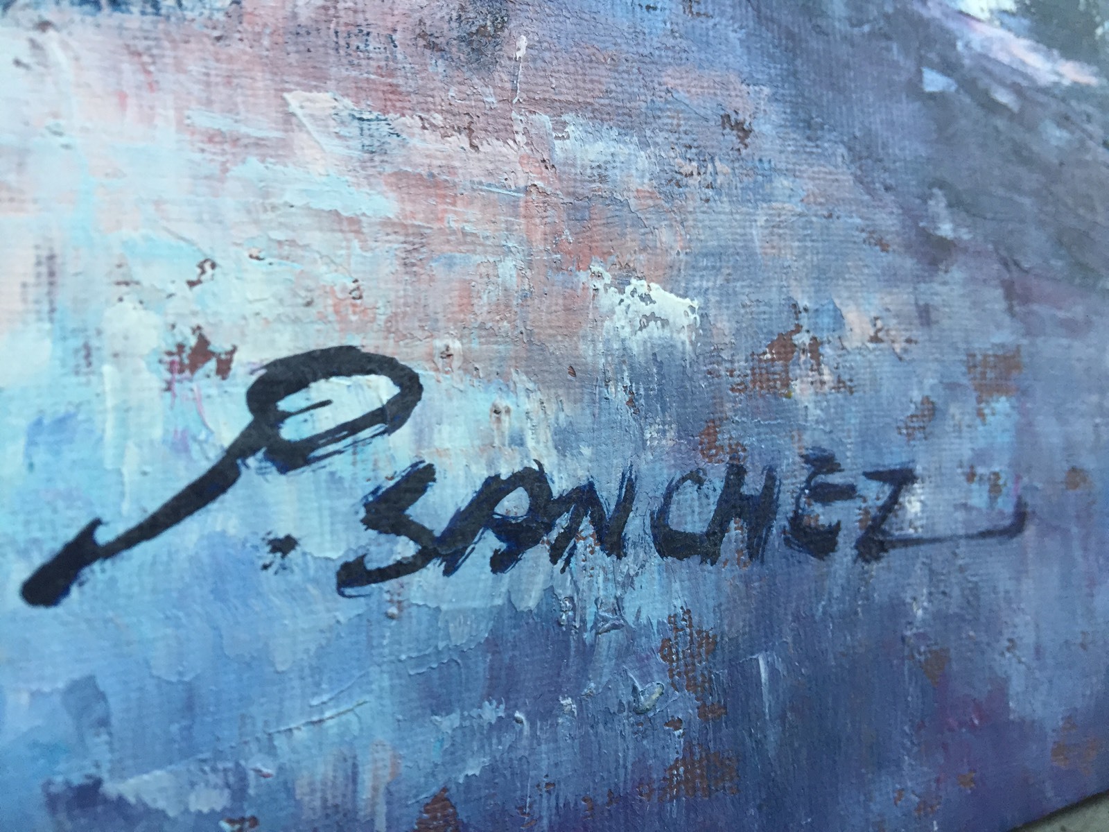 P. Sanchez. Original Oil Painting of Paris Cityscape (24 x 36) | eBay