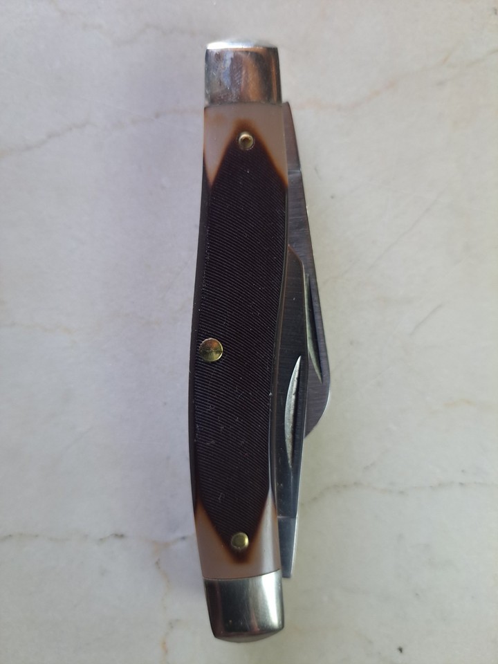 VINTAGE OLD TIMER Schrade 80T Pocket Knife Made USA | eBay