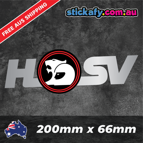 HSV Sticker Funny Laptop Car Window Bumper 4x4 Holden Special Vehicle ...