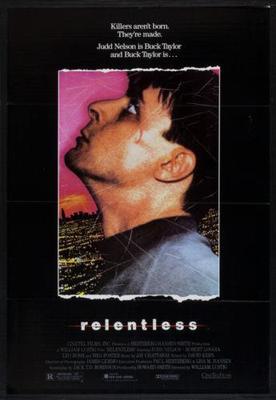 RELENTLESS - 27"X40 "Original Movie Poster One Sheet 1989 Judd Nelson ...