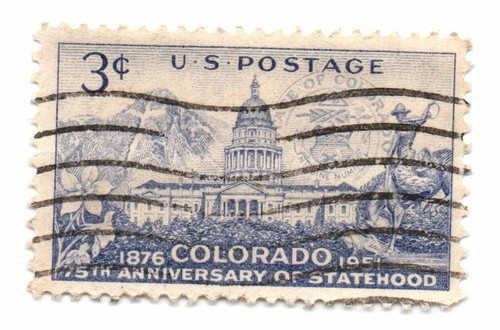 US 3 Cent Colorado Statehood Postage Stamp 1951 Scott 1001 Used | eBay
