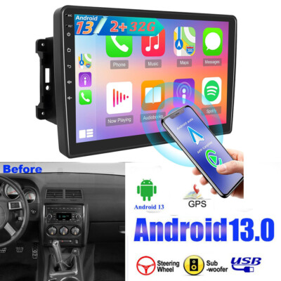 Android 13 GPS Carplay Car Stereo Radio 10“ For Dodge Challenger 2011 ...
