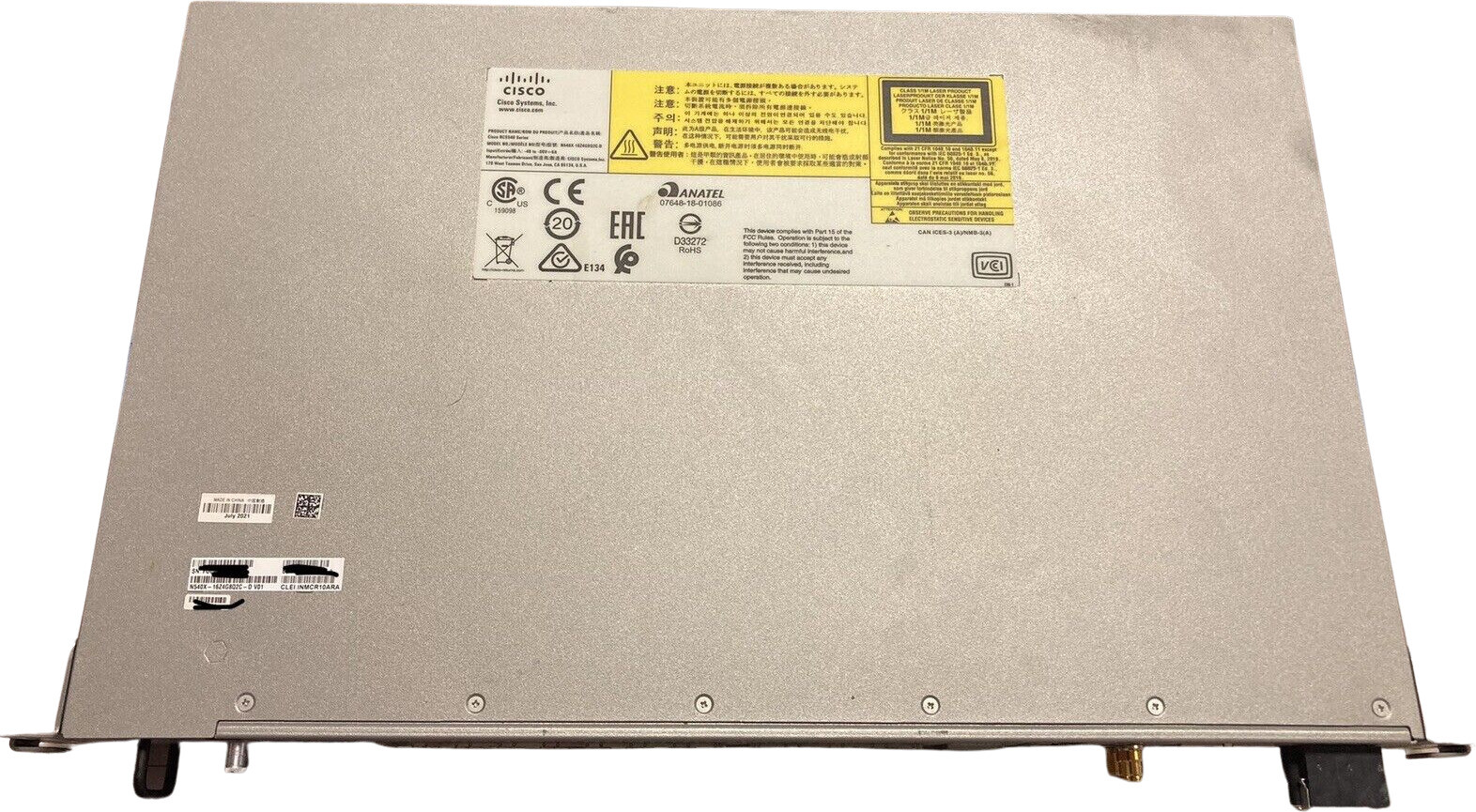 Cisco Network Convergence System 540 26 Port Rack Mountable Ethernet ...