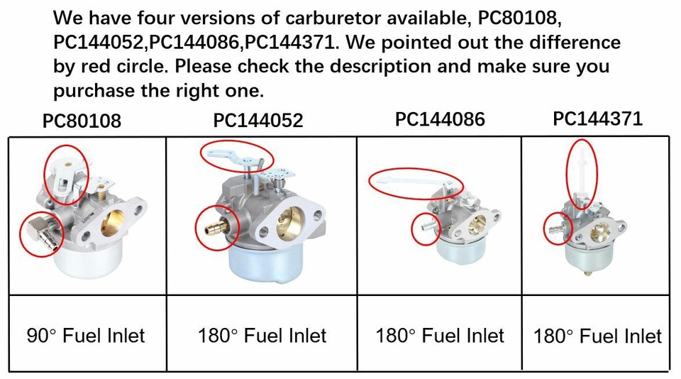 Carburetor for Toro 724 snowthrower series 38073 with Tecumseh engine ...