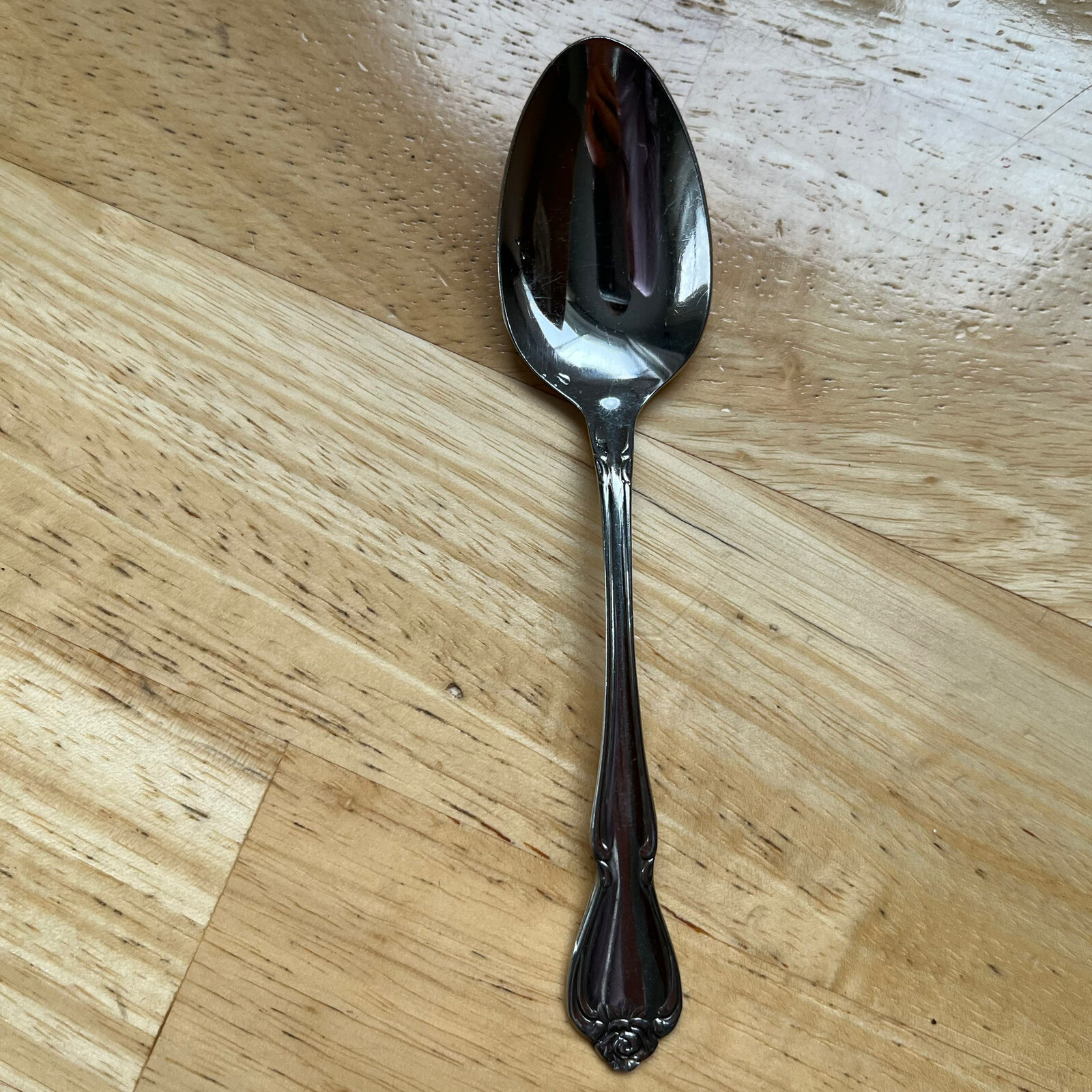 Oneida LTD Stainless 1881 Rogers Arbor Rose True Rose 1 TeaSpoon 5 1/4 ...