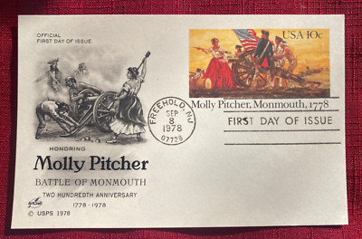 JOHN'S DEALS - US 1978 SC#UX77 10c MOLLY PITCHER POSTAL CARD FDC ...