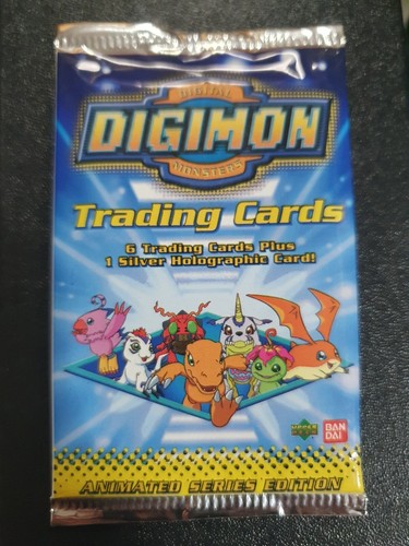 Digimon+-+Trading+Cards+1999+Vintage+Booster+Pack+-+Bandai+Upper+Deck ...