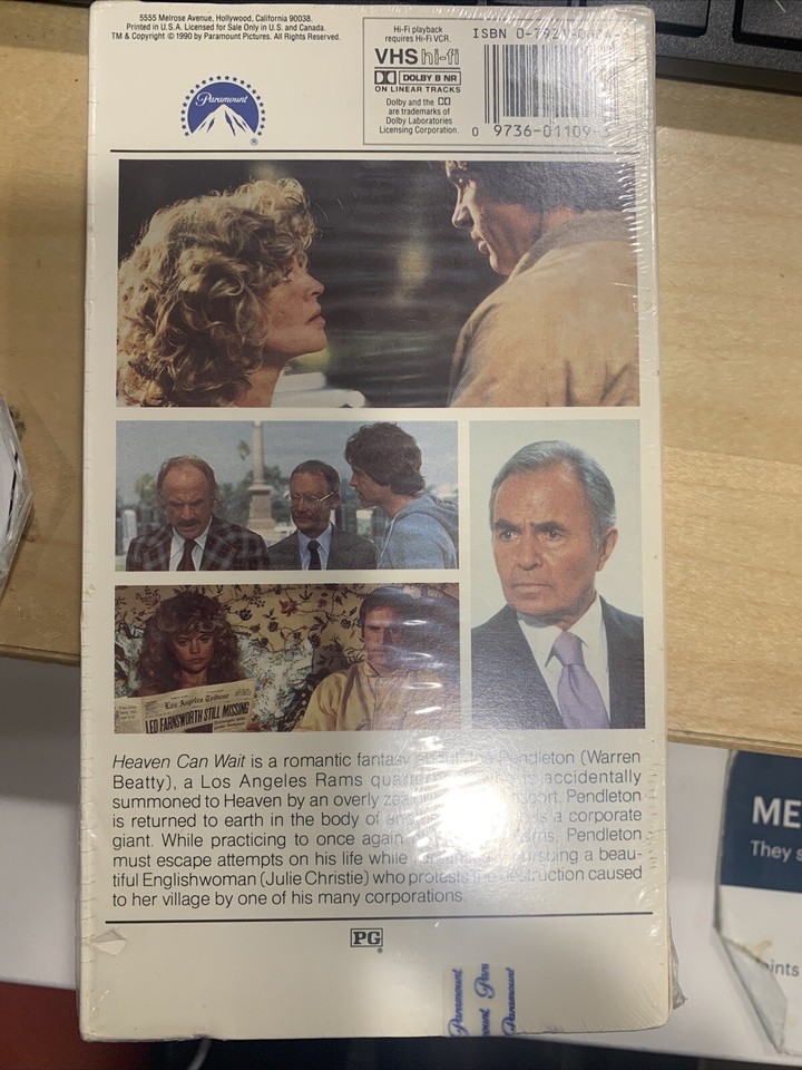 Heaven Can Wait (VHS, 1990) 97360110937 | eBay