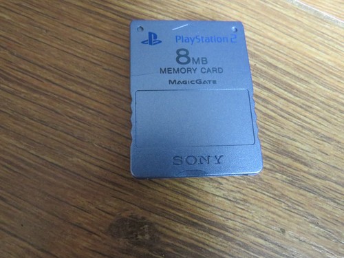 PLAYSTATION 2 AQUA BLUE MEMORY CARD 8MB OFFICIAL SONY | eBay