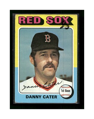 1975 Topps Danny Cater #645 Boston Red Sox Baseball Card | eBay