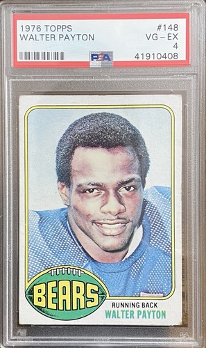 1976 Topps Walter Payton #148 PSA 4 Rookie RC HOF Chicago Bears | eBay