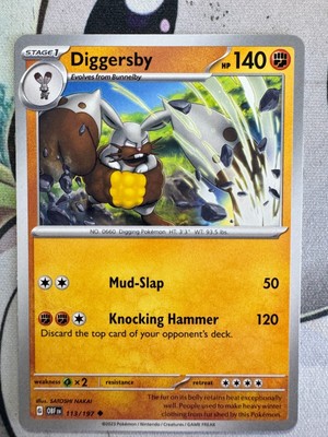 Diggersby Non Holo English Pokemon TCG BKAD947 | eBay