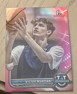 2021-22 BOWMAN CHROME PINK REFRACTORS 1ST RC VICTOR MURESAN FIRST ...