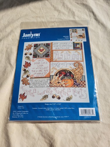 Janlynn Autumn Counted Cross Stitch Kit - 050237 for sale online | eBay