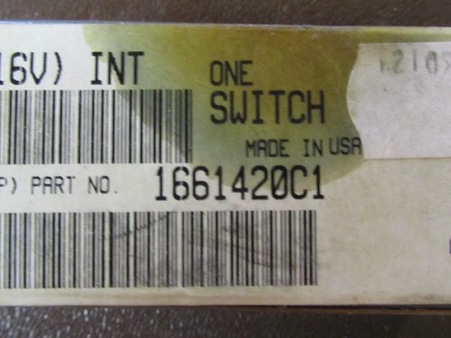 NEW GENUINE OEM INTERNATIONAL SWITCH 1661420C1 | eBay