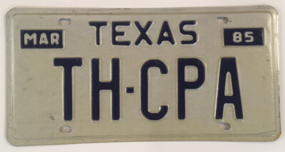 Accounting vanity THE CPA license plate Certified Public Accountant ...