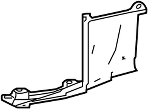 51444-47010 Toyota Cover, engine under, rear lh 5144447010, New Genuine ...