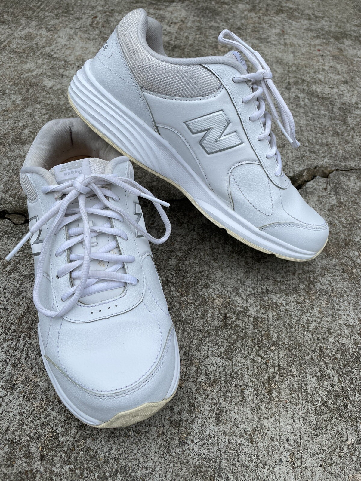 New Balance Women White Sneakers Walking Shoes 475 V2… - Gem