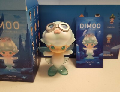 Pop Mart Dimoo World Aquarium Series Flying Fish Mystery Mini Vinyl ...