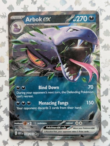 Arbok EX 24/165 Pokémon Card Pokemon 151 - Near Mint! | eBay