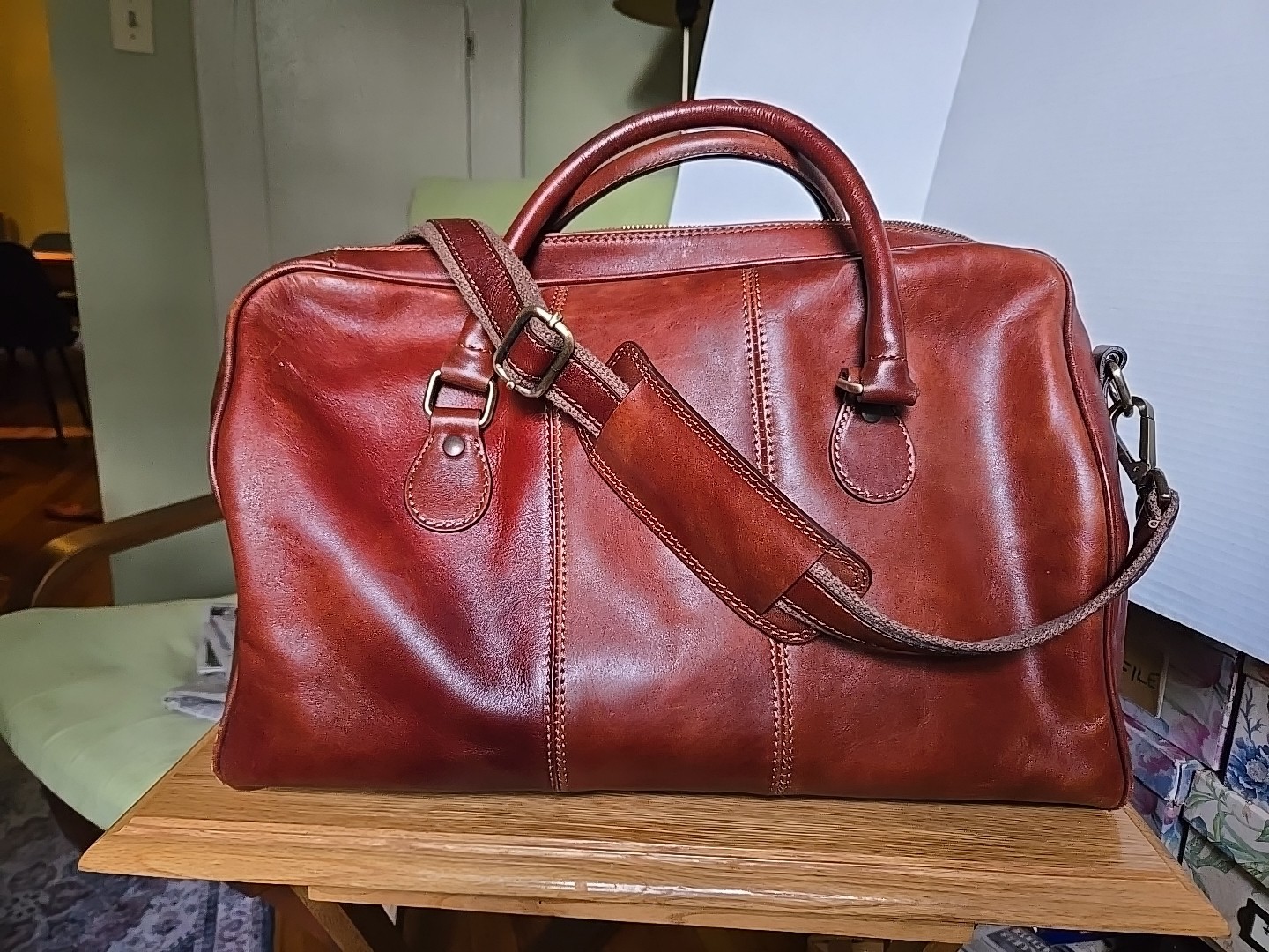 Old Angler Firenze ~ Reddish/Brown Full Grain Leathe… - Gem