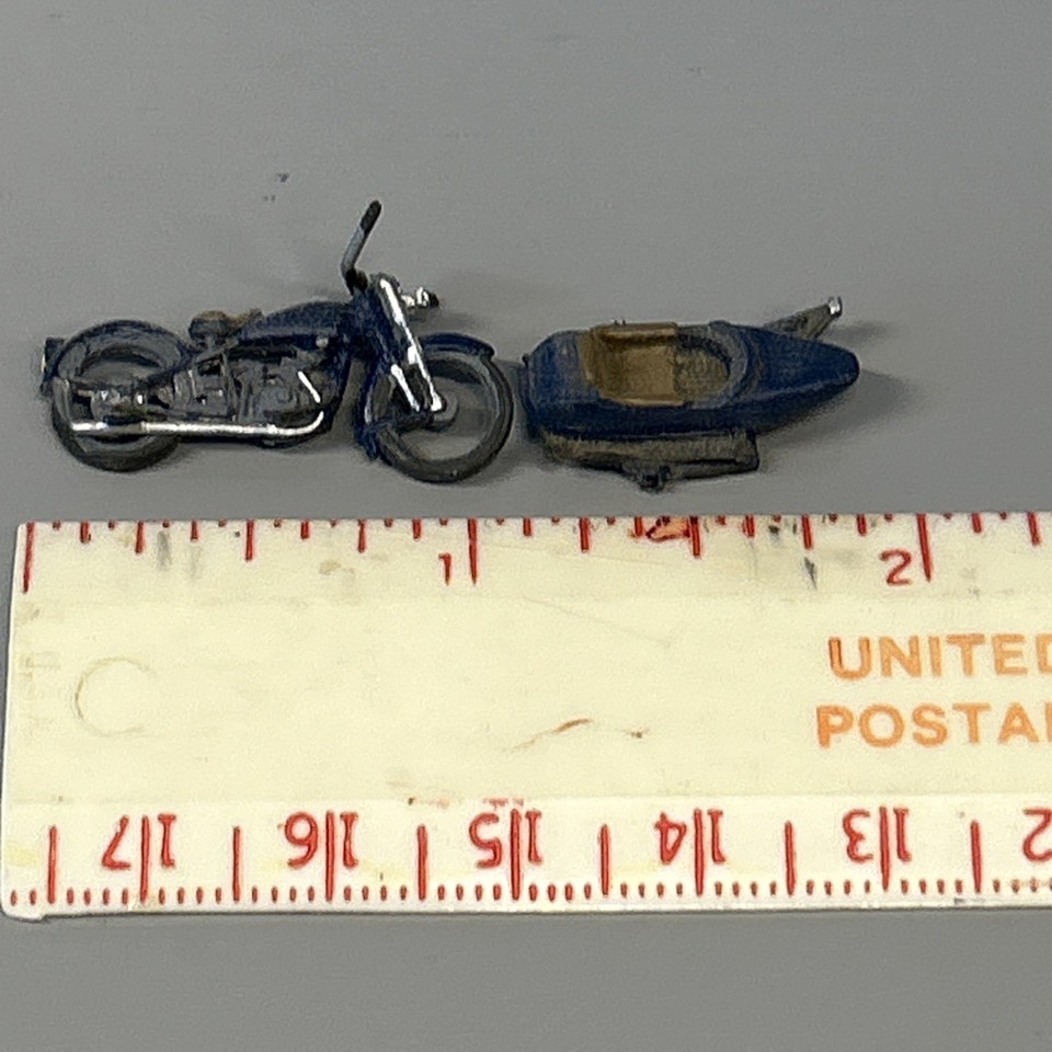 HO Scale Motorcycle Trike 3 Wheel Police Bike Side Car Lot of 2 Built ...