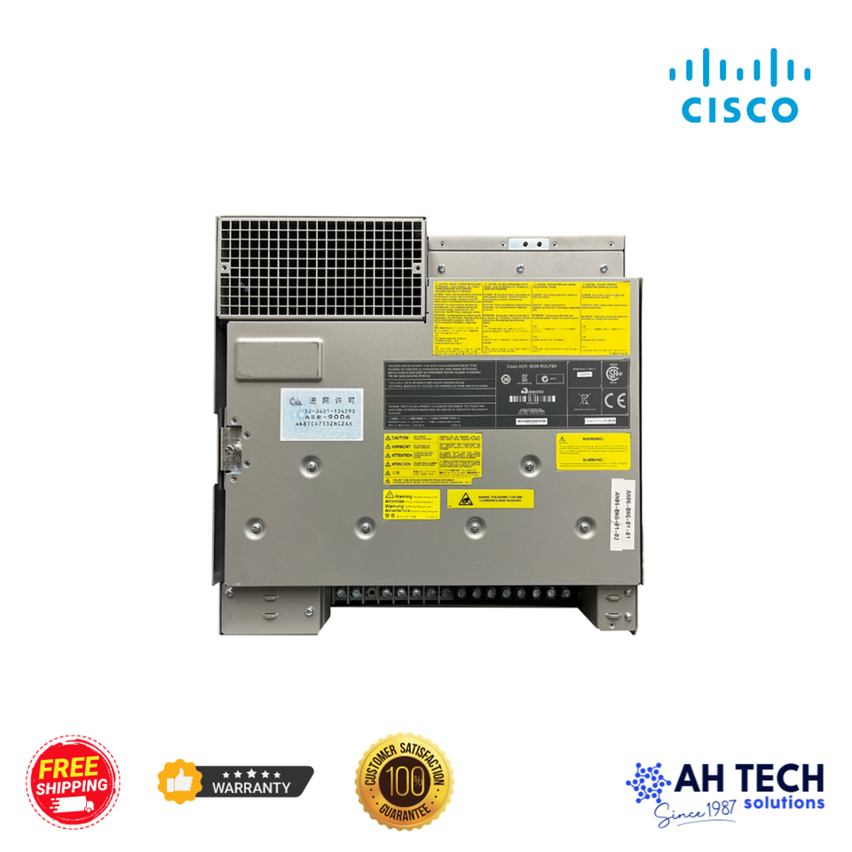 Cisco ASR-9006-DC-V2 Router A9K-RS880-TR + A9K-MOD160-TR + 2x A9K-MPA ...