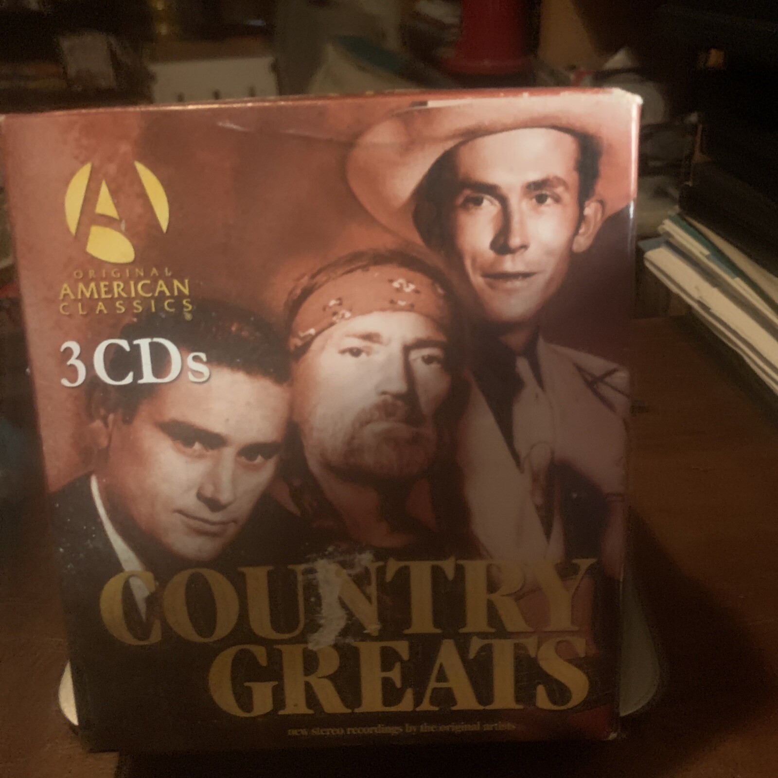 Country Classics 3 CD BOX SET Willie Nelson George Jones Conway Twitty ...