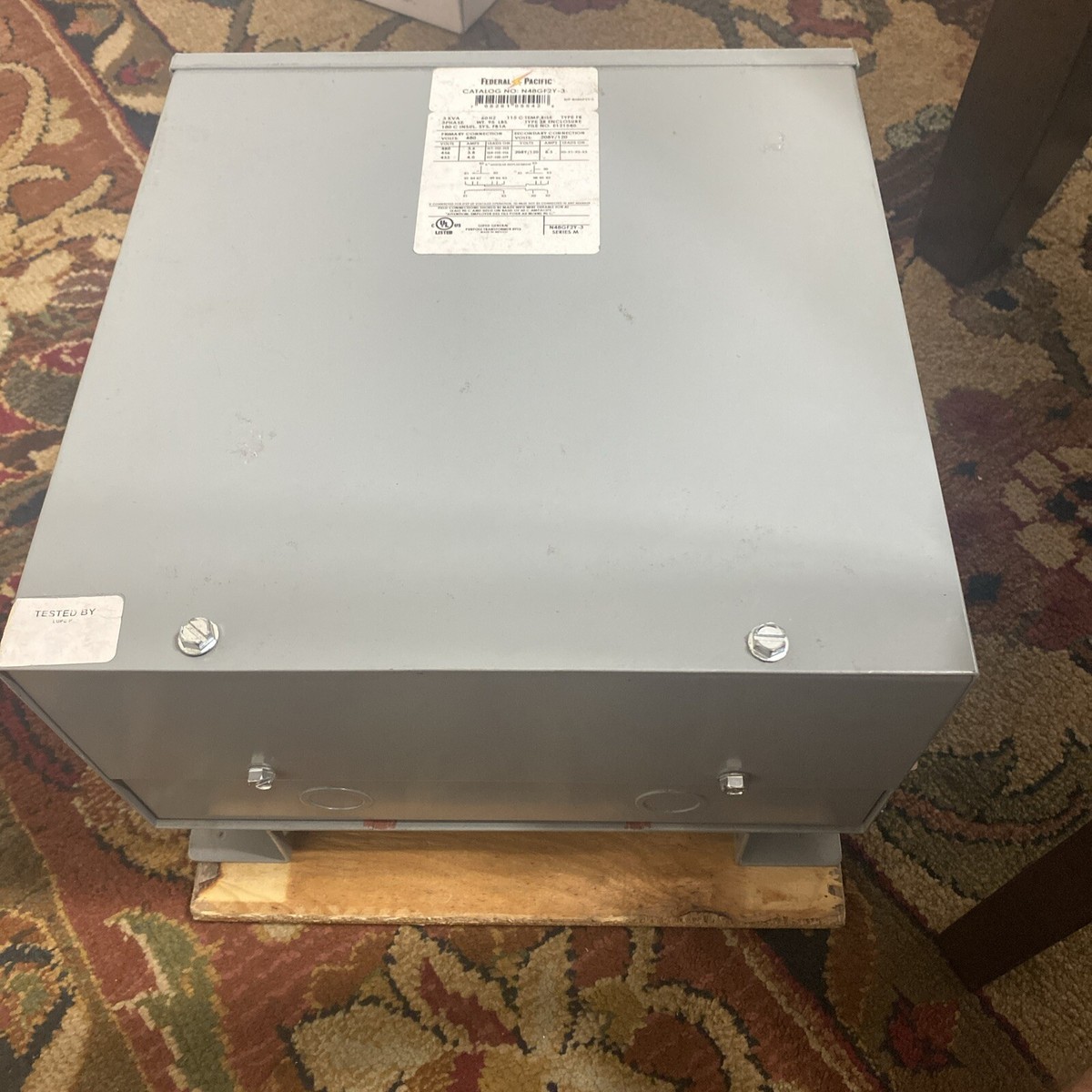 Federal Pacific Transformers Fb Ebay Dry Type Transformers Federal