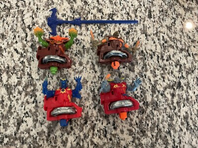 Beyblade Shogun Steel Bey Warriors: Tree Golem, Salamander Ninja, Blue ...