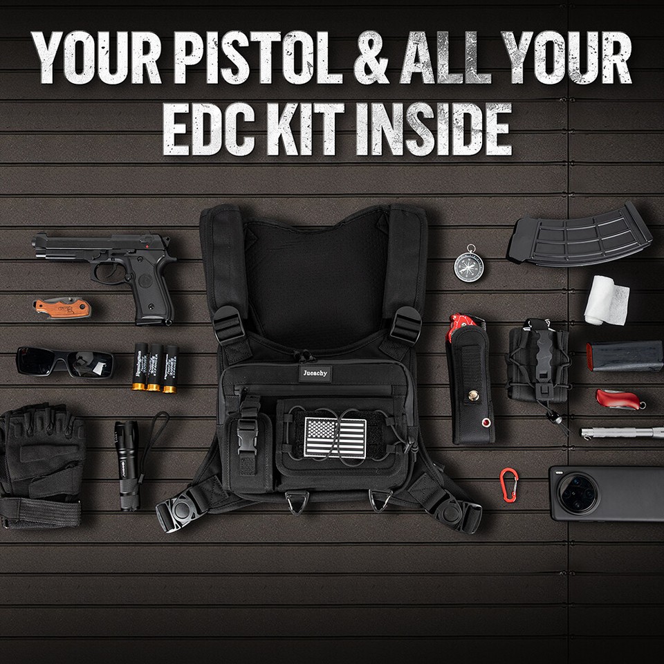 Tactical Combat Chest Rig Bag Front Pouch Recon Kit Pack Sport ...